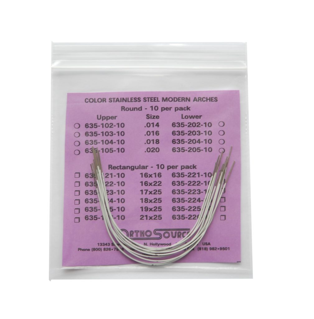 Tooth Color Steel Arch Wires – OrthoSourceGlobal
